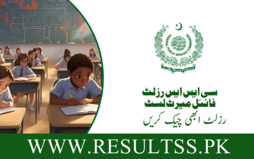 CSS 2025 Result Final Merit List FPSC @Www.fpsc.gov.pk